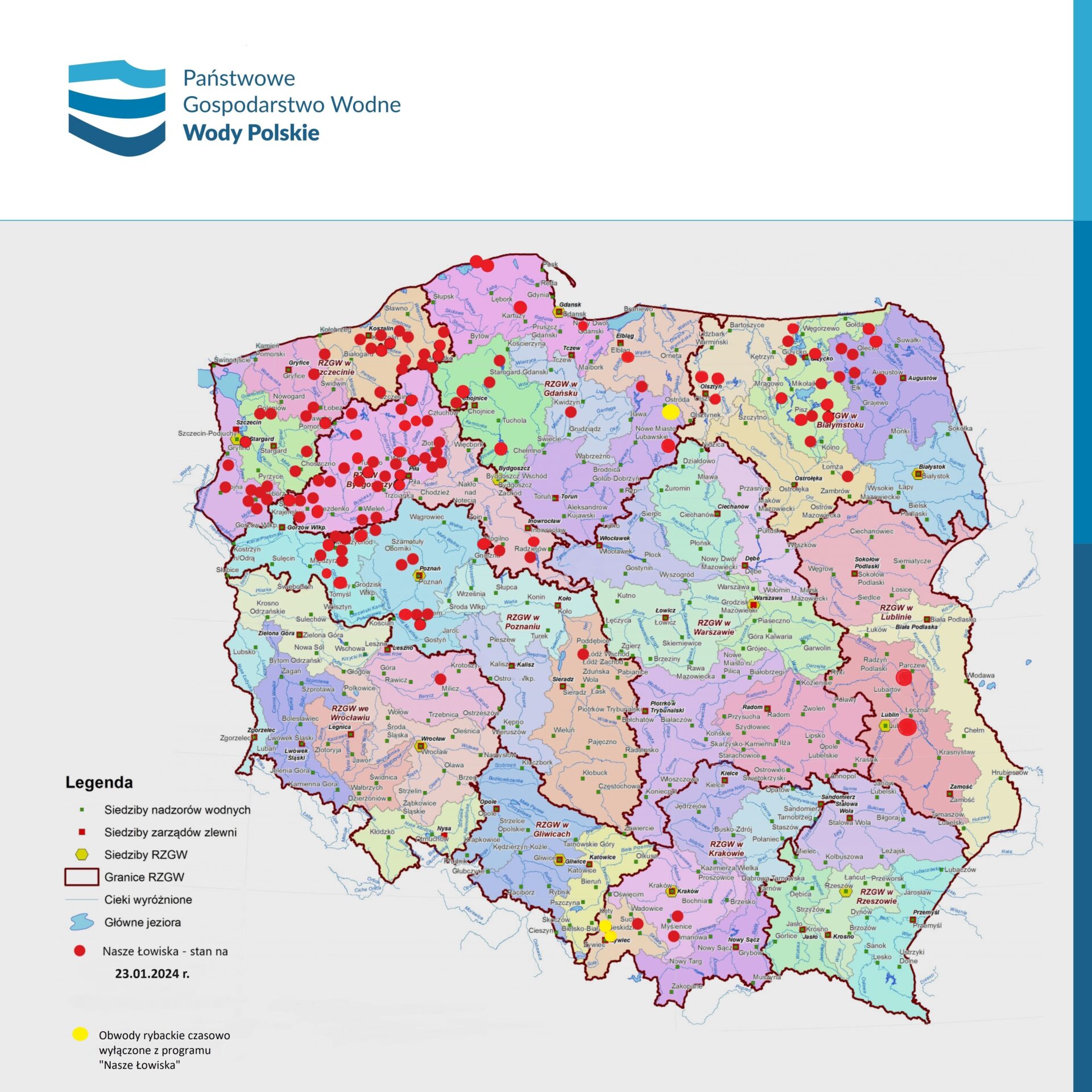 Zezwolenia na wędkowanie w PGW Wody Polskie w roku 2025 - Fishmaniak ...